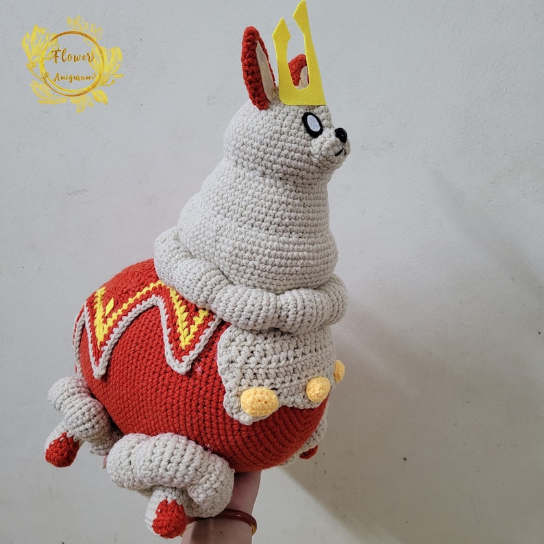 Fanmade King Paca in Palworld Crochet Doll Amigurumi, King Paca Plush ...