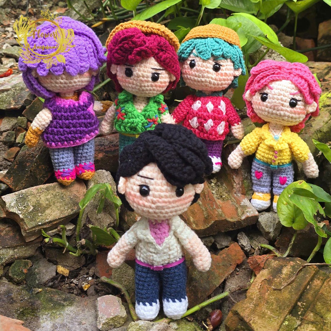 Fanmade KP D.hunters Boy Band Crochet Doll Amigurumi, Boy Band Plush ...
