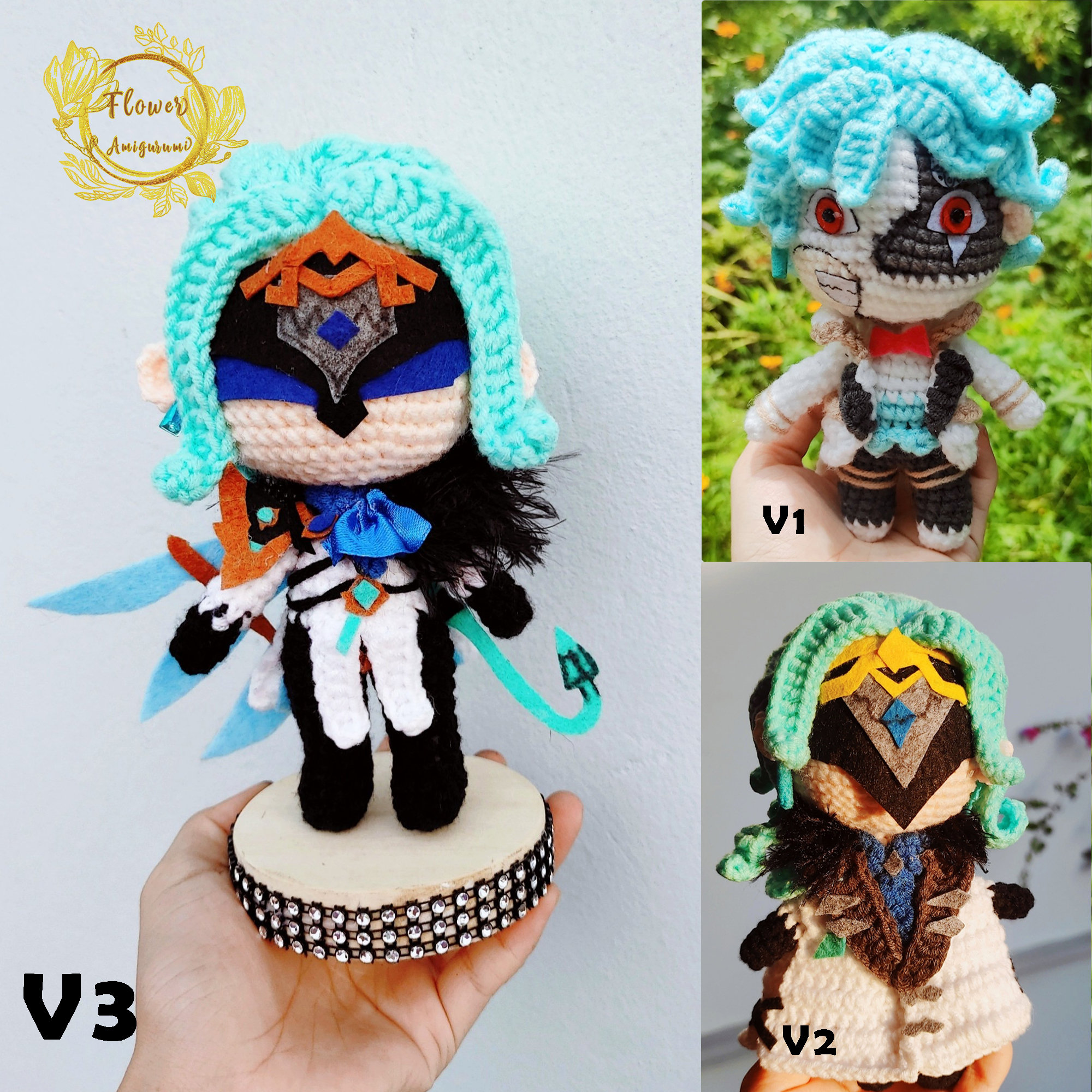 Fanmade Dottore Colection Crochet Doll Amigurumi, Genshin Impact Il ...