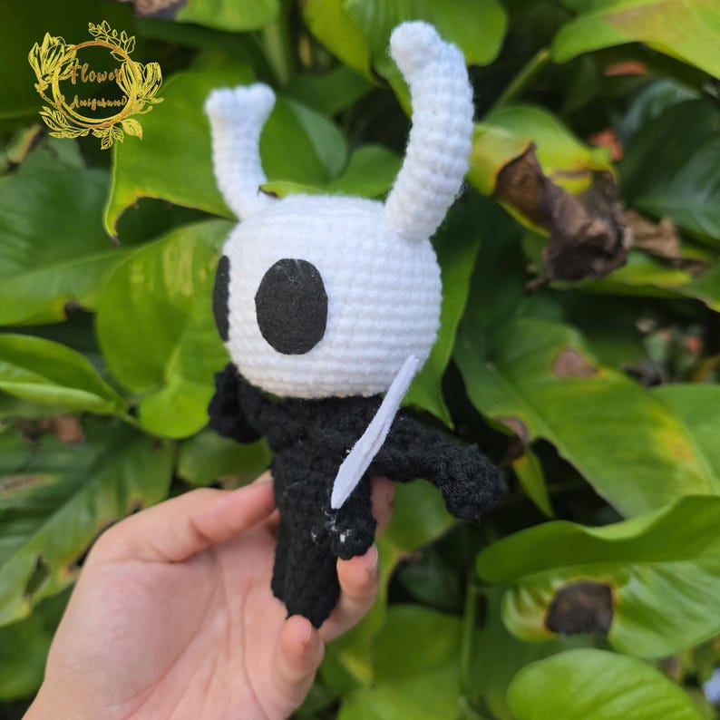Fanmade Hollow Knight: Silksong Crochet Doll Amigurumi, Hollow Knight ...