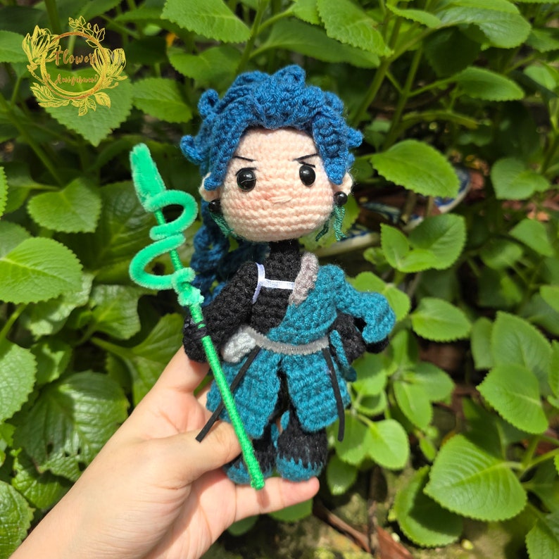 Fanmade Wuthering Waves Jiyan Plushies Doll Amigurumi Chibi Style ...