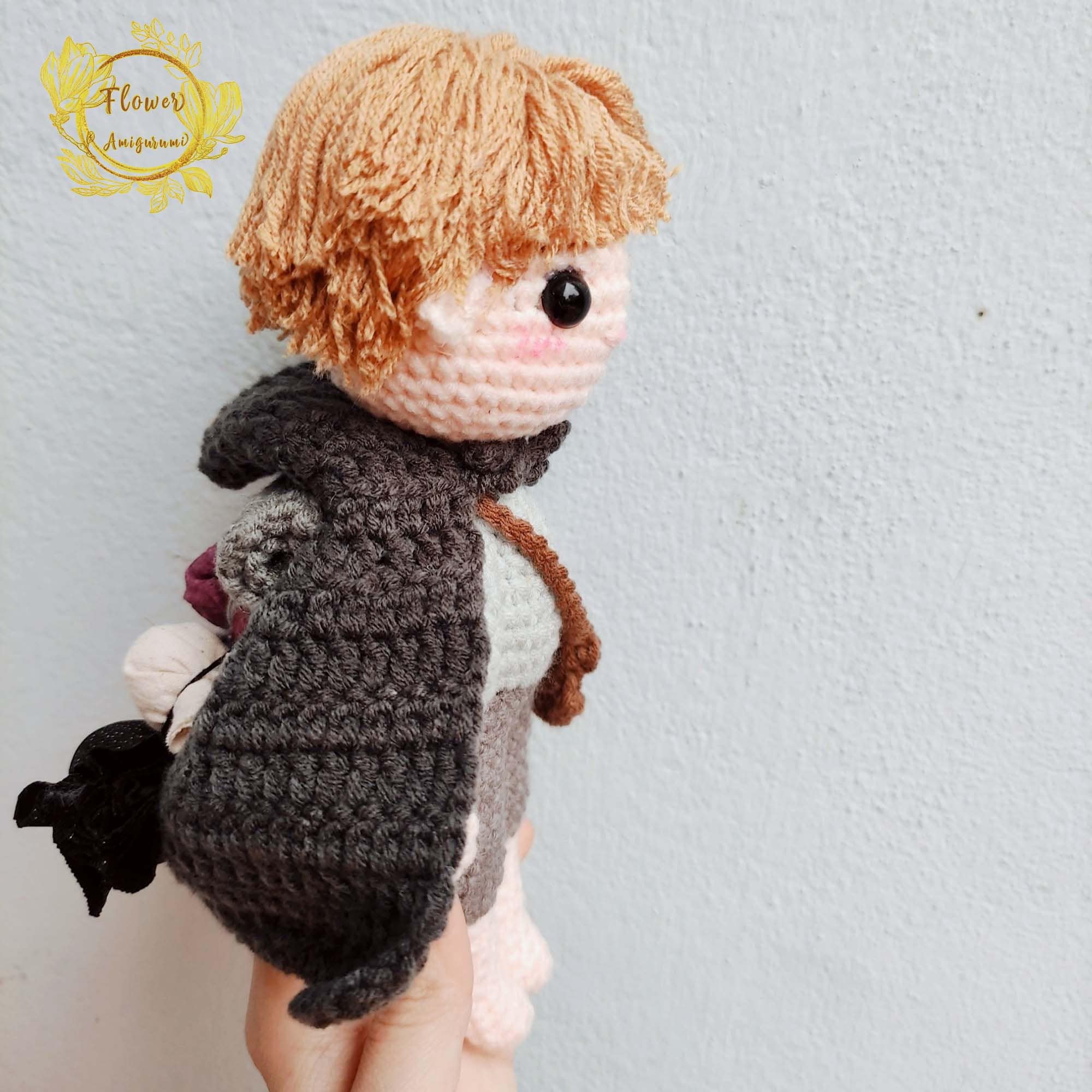 Fanmade Lord of the Ring Samwise Gamgee Crochet Amigurumi,samwise Plush ...