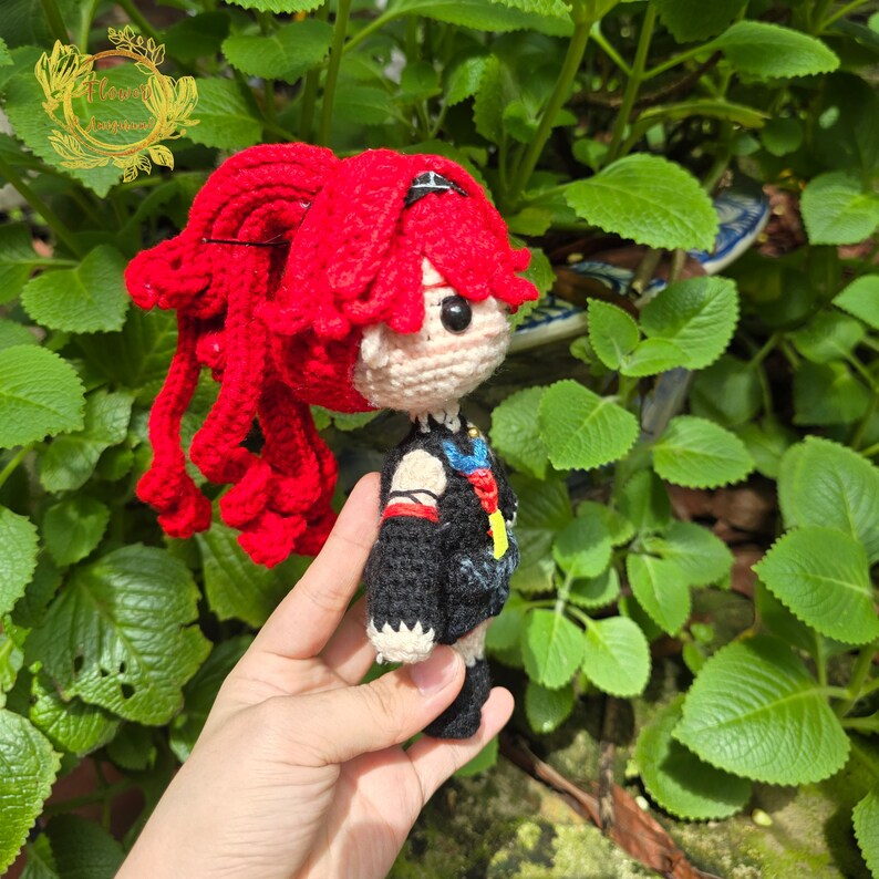 Fanmade Wuthering Waves Yinlin Plushies Doll Amigurumi Chibi Style ...