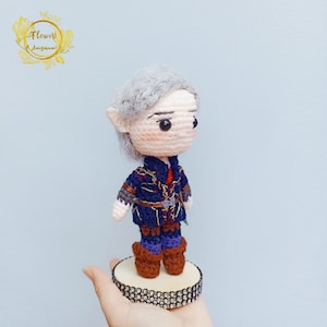 Fanmade Baldur’s Gate 3 Astarion Crochet Amigurumi, Astarion Plush ...