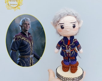 Fanmade Baldur’s Gate 3 Astarion Crochet Amigurumi, Astarion Plush ...