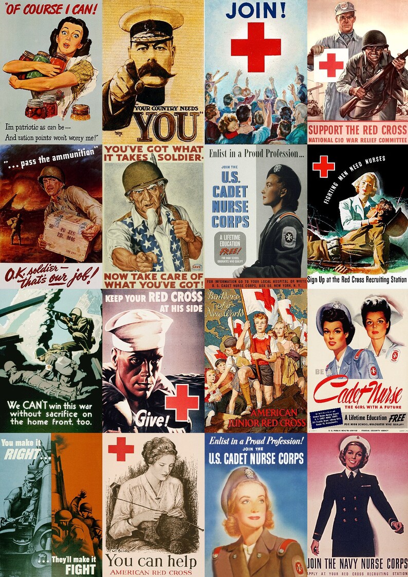 133 World War Propaganda Posters. - Etsy
