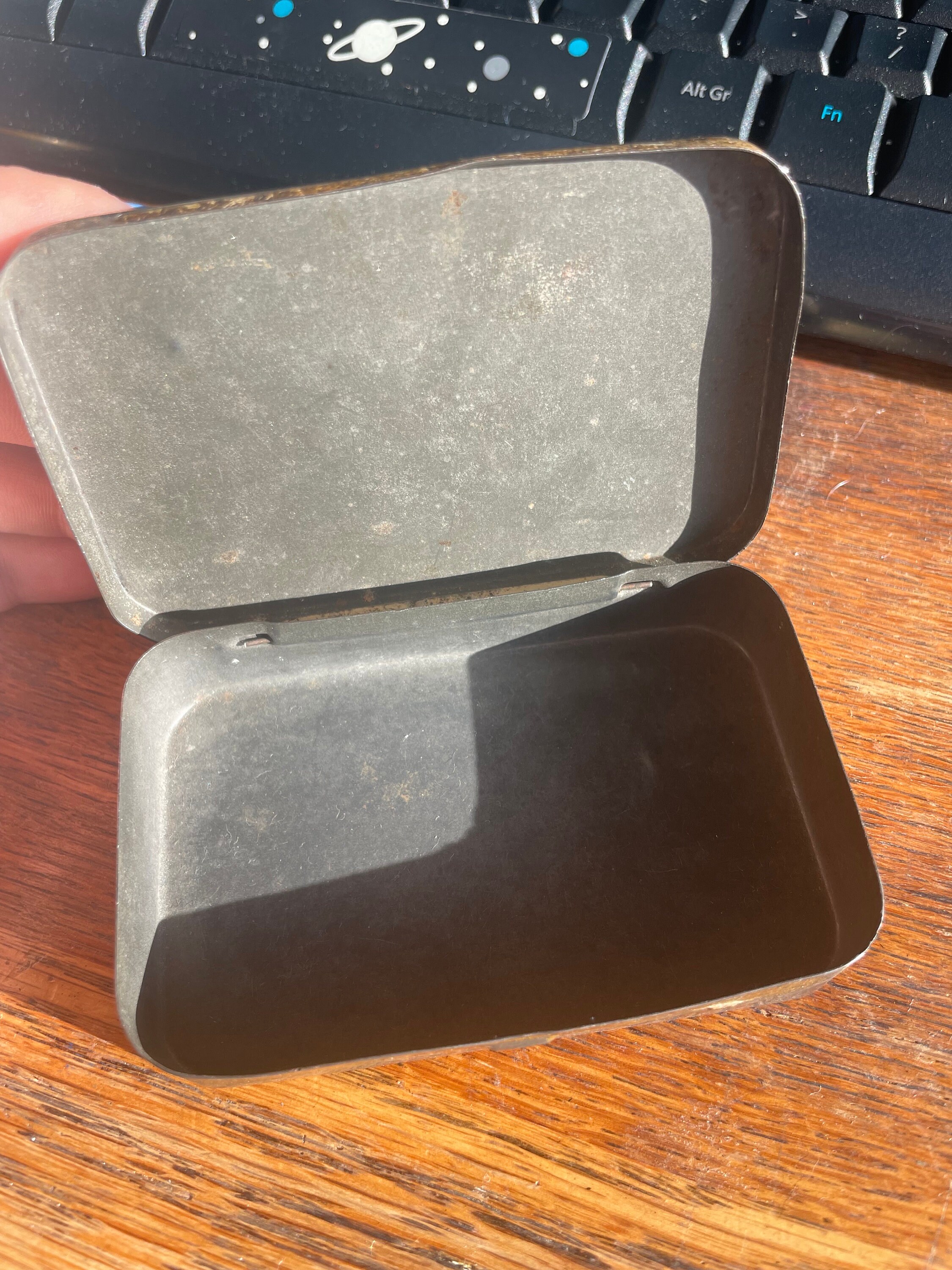 Vintage Meggezones Lozenge Tin Collectible 1950's Metal Tin Retro ...