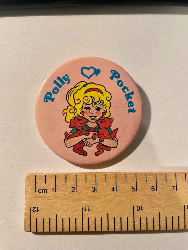 True Vintage Polly Pocket Button Badge Pin 1994 Bluebird - Etsy
