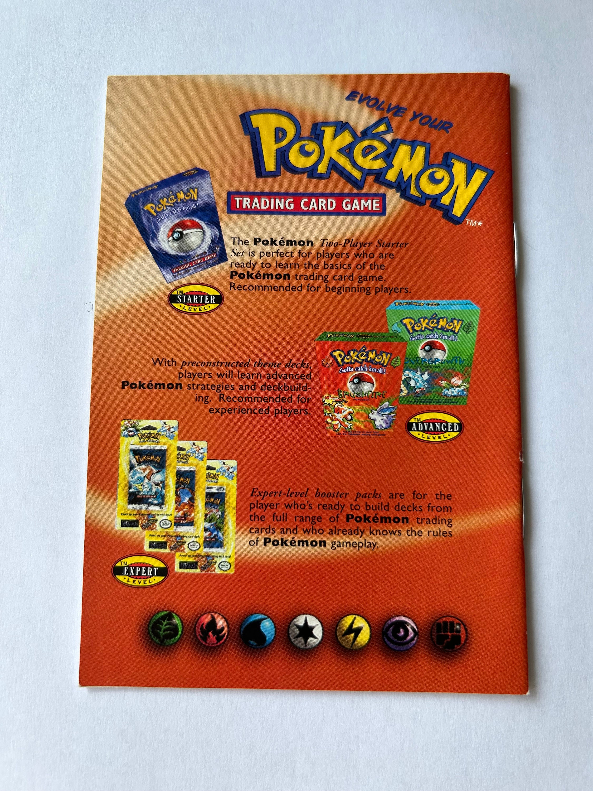 Pokémon Trading Card Game Rulebook Version 3 1999 Vintage Excellent ...