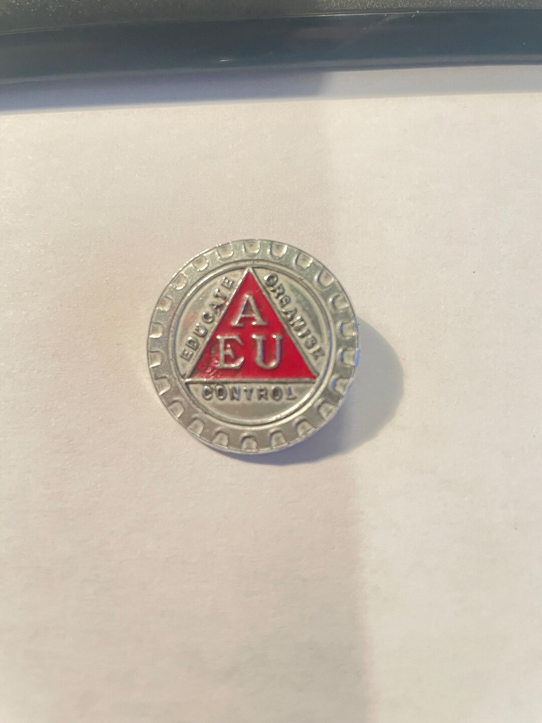 AEU Amalgamated Engineering Union Pin Badge / Button | Educate ...