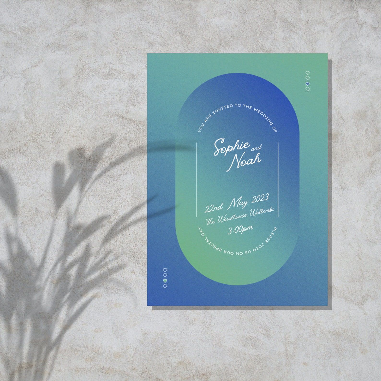 Gradient Event Invitation - Etsy
