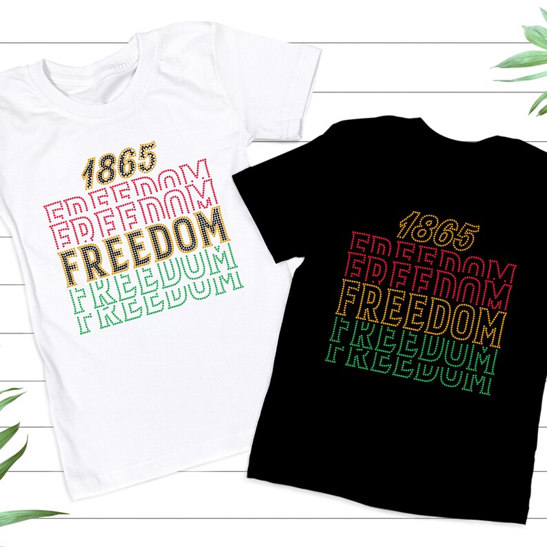 1865 FREEDOM Stacked, Ss10 Hotfix Rhinestone Design, Svg Digital ...