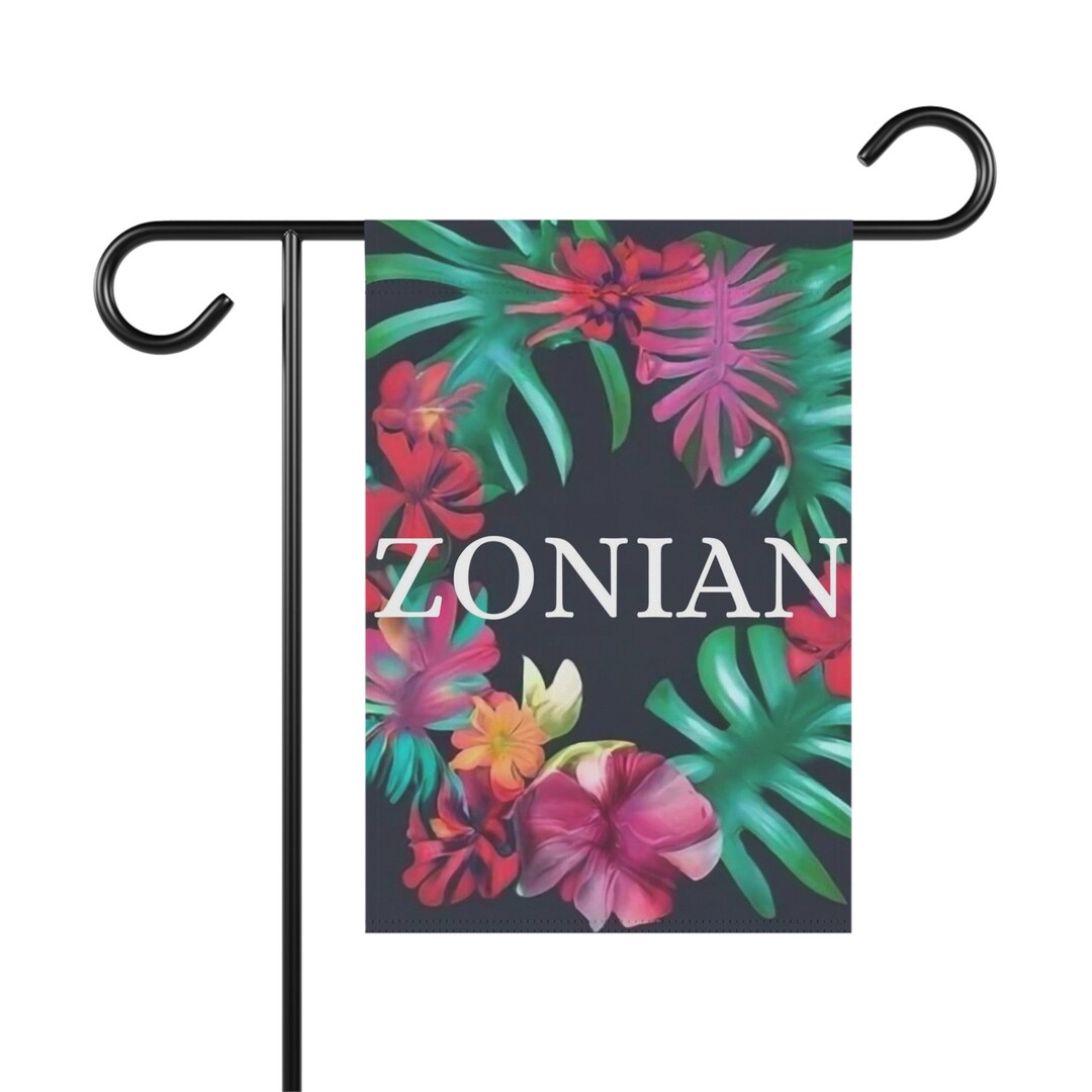 Zonian Tropical Flowers Garden & House Banner - Etsy