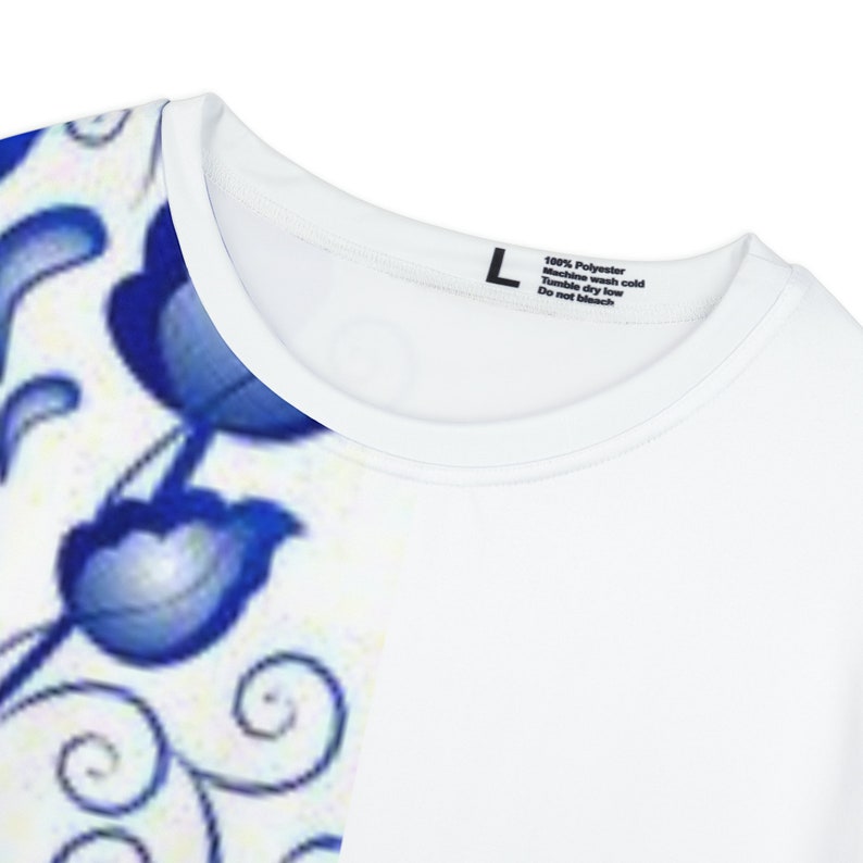 Blue Pollera Pattern Women's Short Sleeve Shirt (AOP) - Etsy