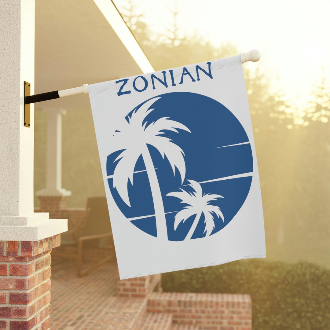 Zonian Banner for Garden & House Banner - Etsy