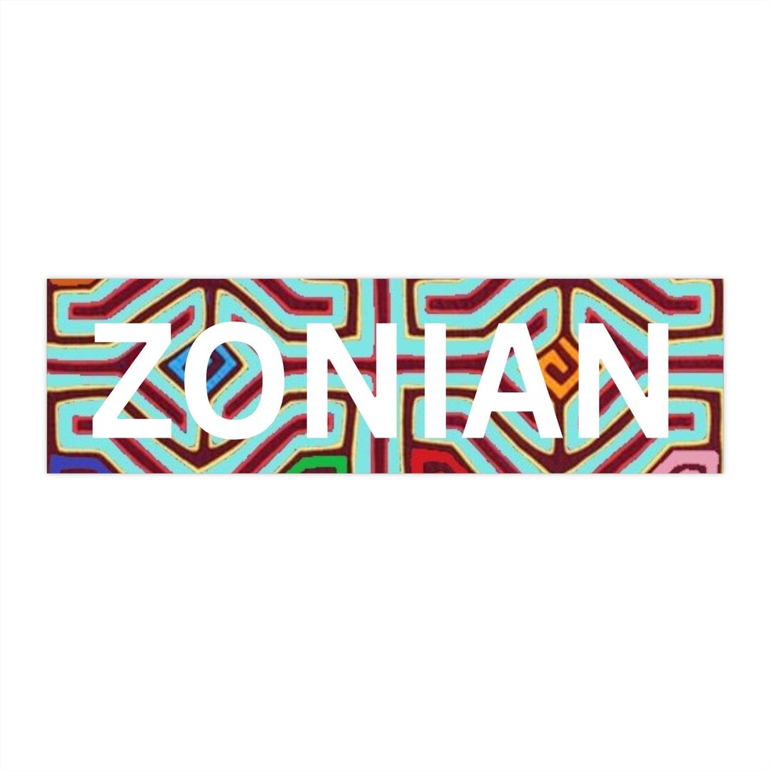 Zonian on a Mola 7 Bumper Stickers - Etsy