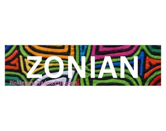 Zonian on a Mola 5 Bumper Stickers - Etsy