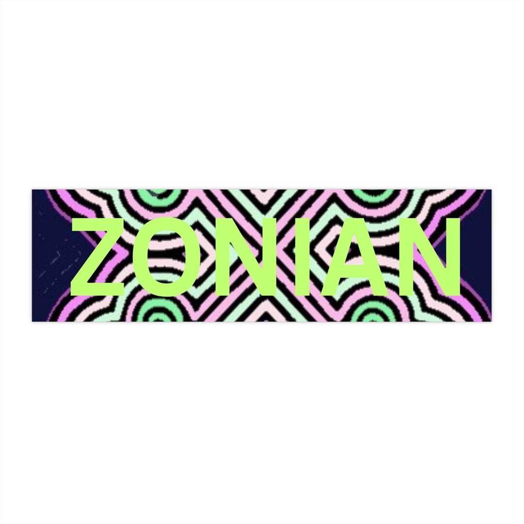 Zonian on a Mola 6 Bumper Stickers - Etsy