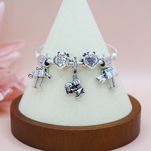 Pandora Robot Charm - Etsy