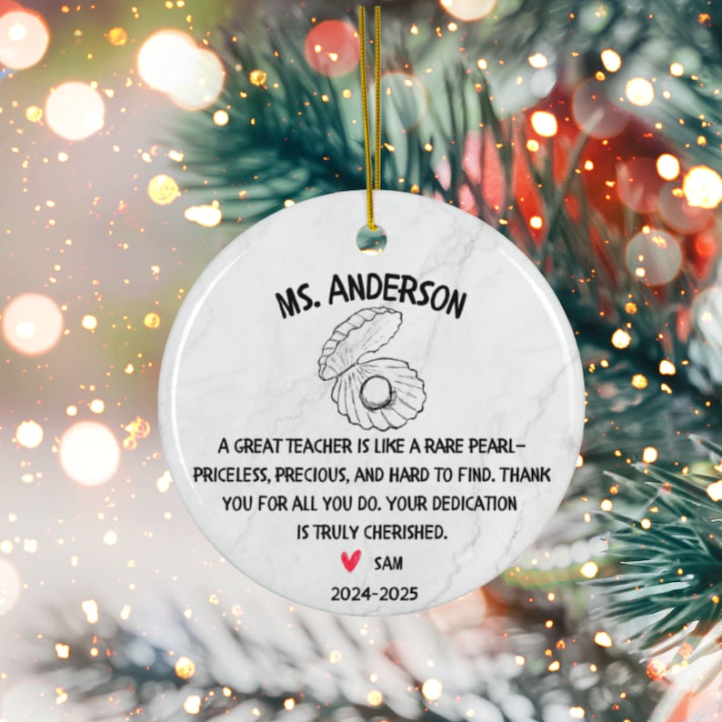 Teacher Appreciation Gift, Custom Teacher Name, Teacher Thank You Gift ...