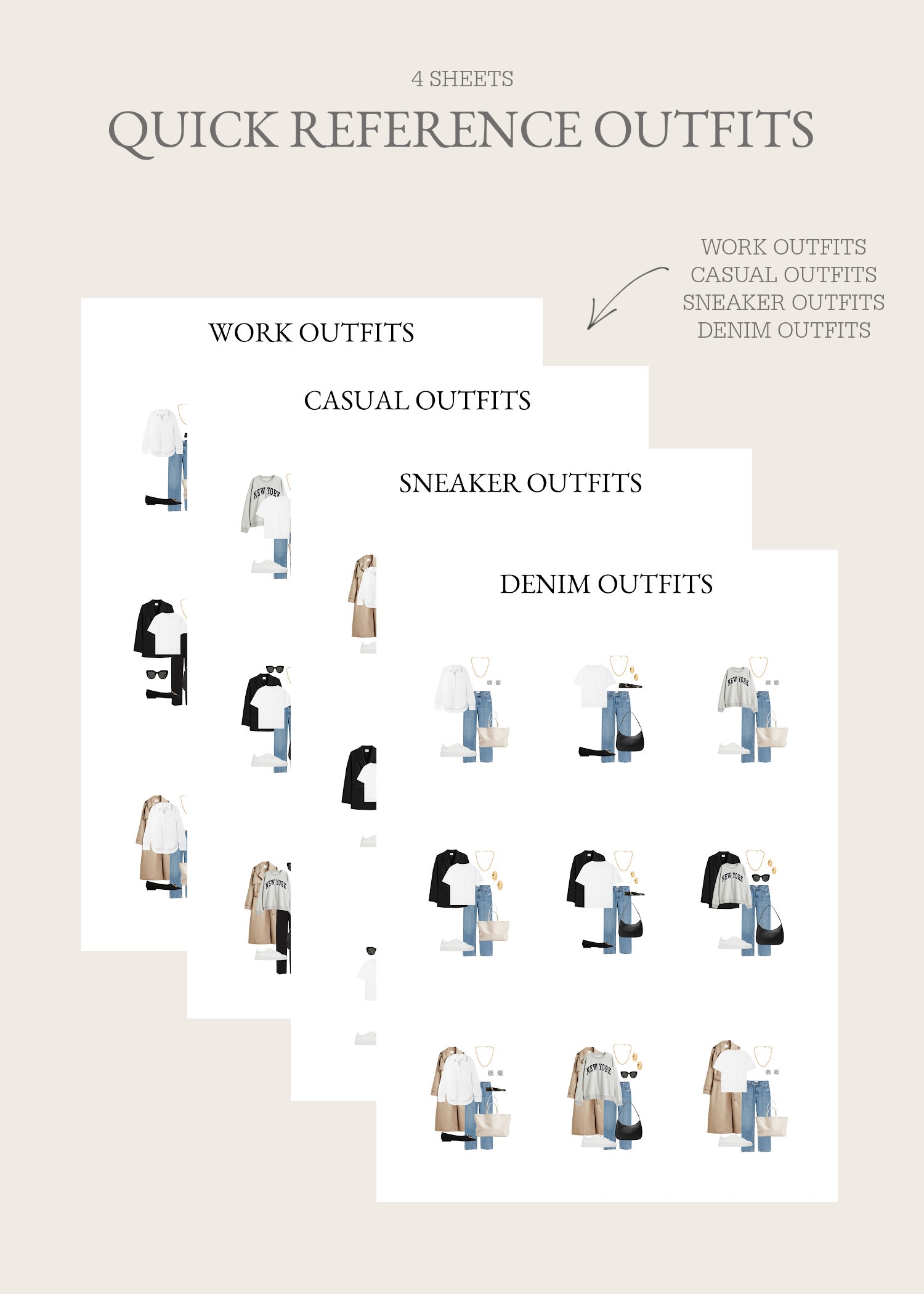 Capsule Wardrobe, Clean Girl Outfits, Outfit Ideas, Minimalist Style ...