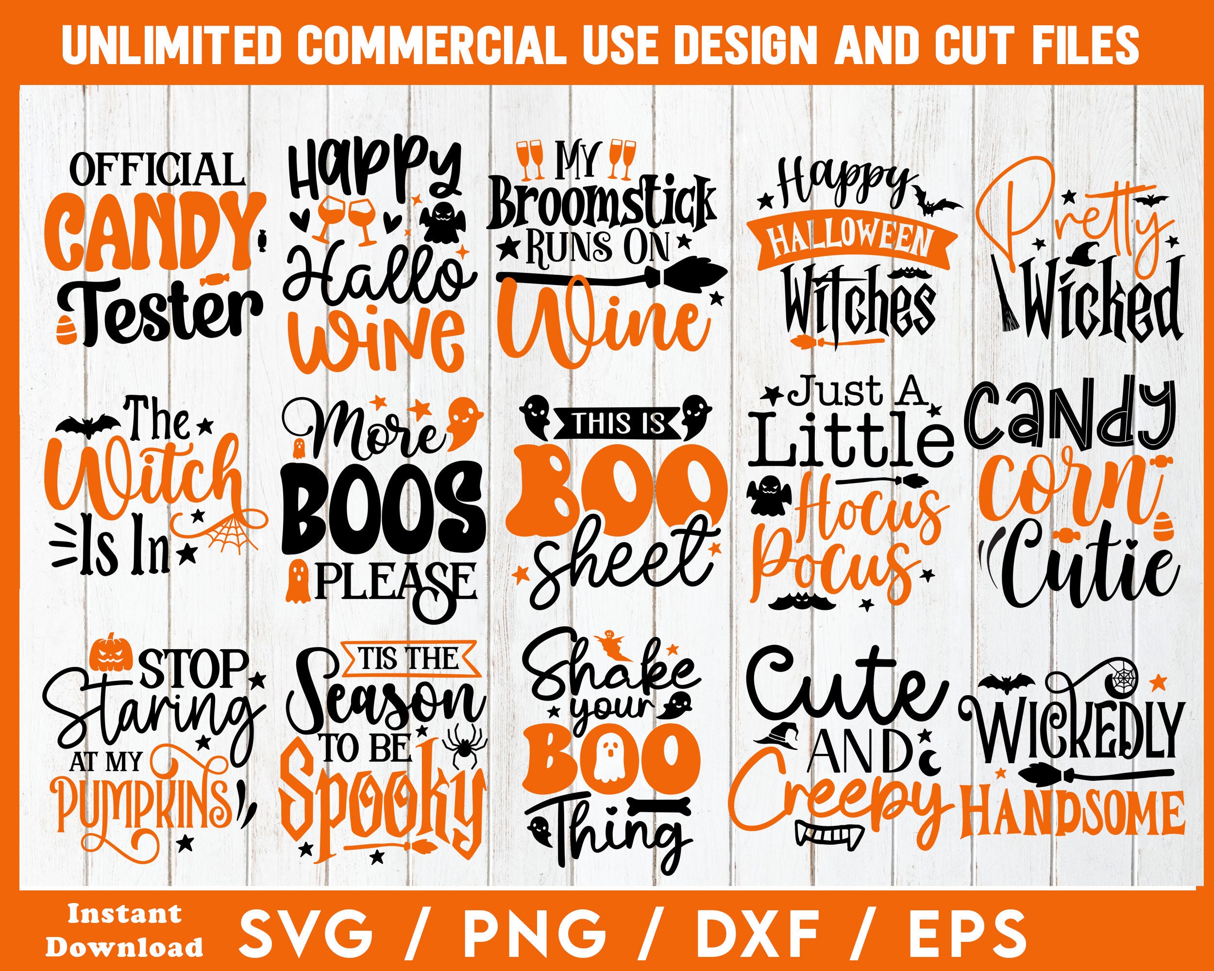 Halloween SVG Bundle Halloween SVG Halloween SVG Files - Etsy