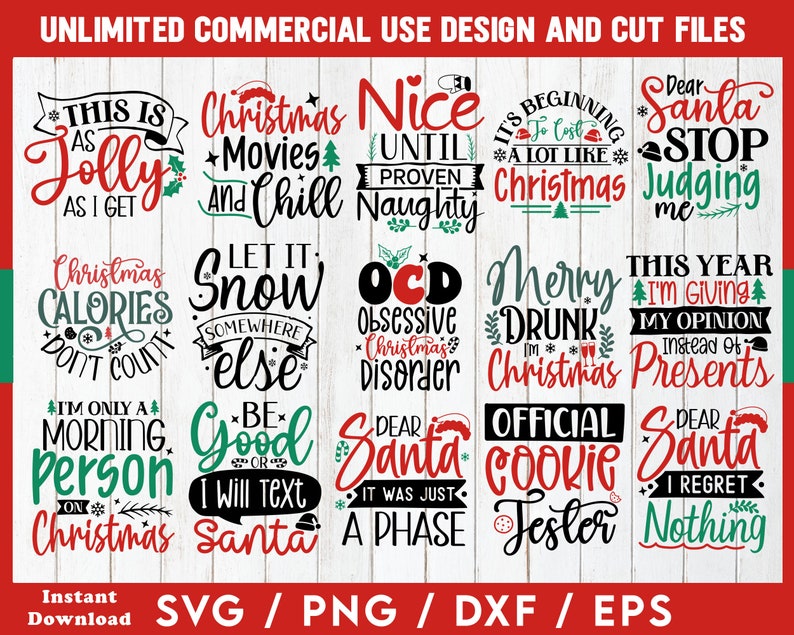 Christmas SVG Bundle Christmas SVG Files, Christmas Svg, Christmas SVG ...