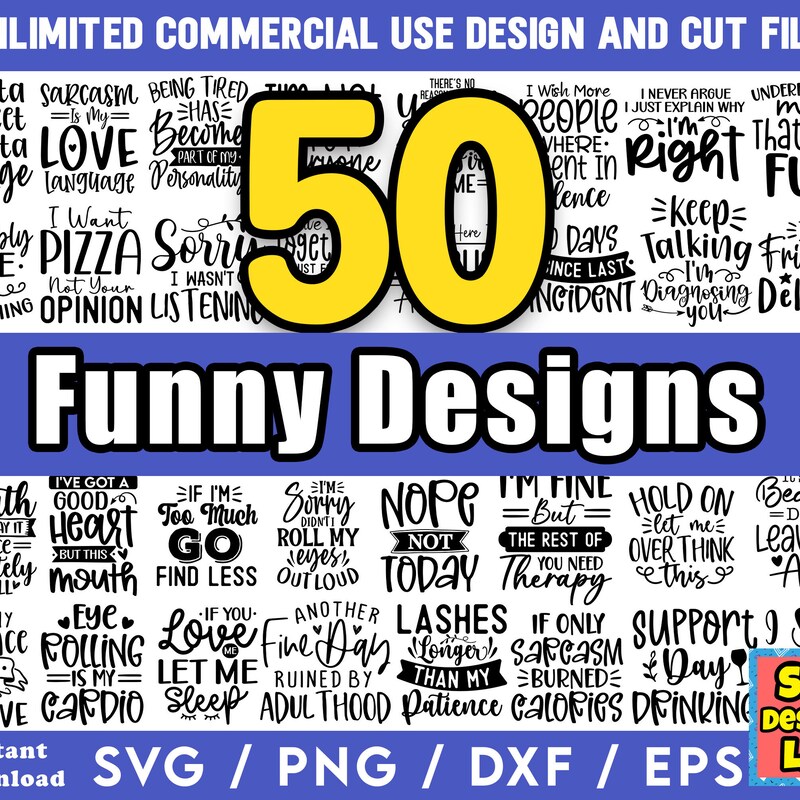 Funny Svg - Etsy