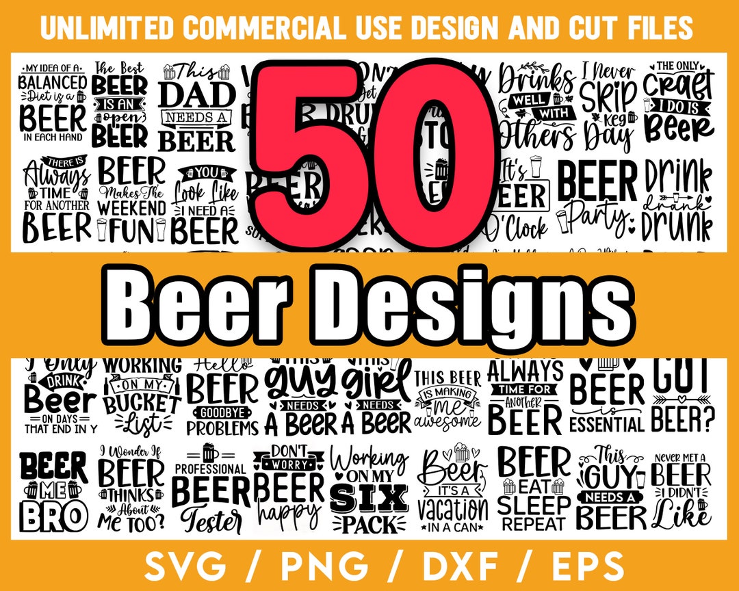 Beer SVG Bundle Beer SVG Files for Crafters Beer Svg - Etsy