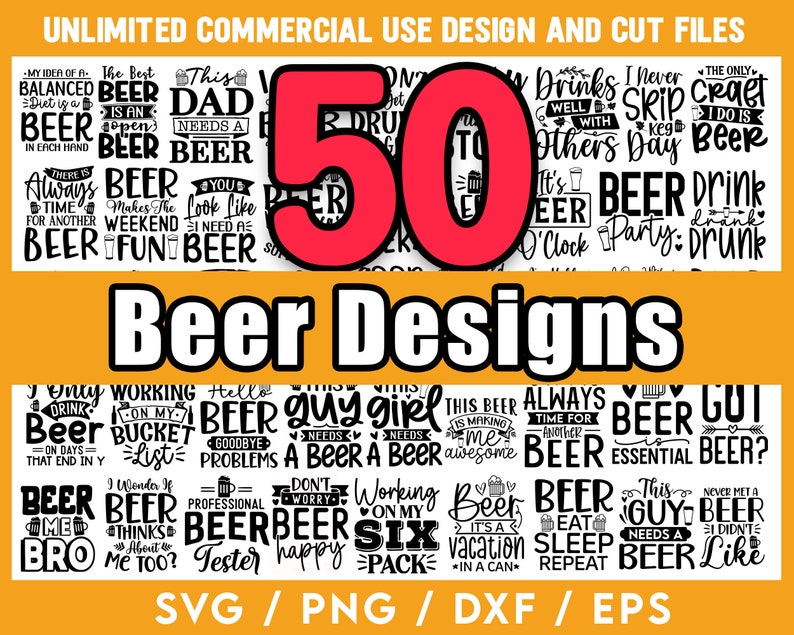 Beer SVG Bundle Beer SVG Files for Crafters Beer Svg - Etsy