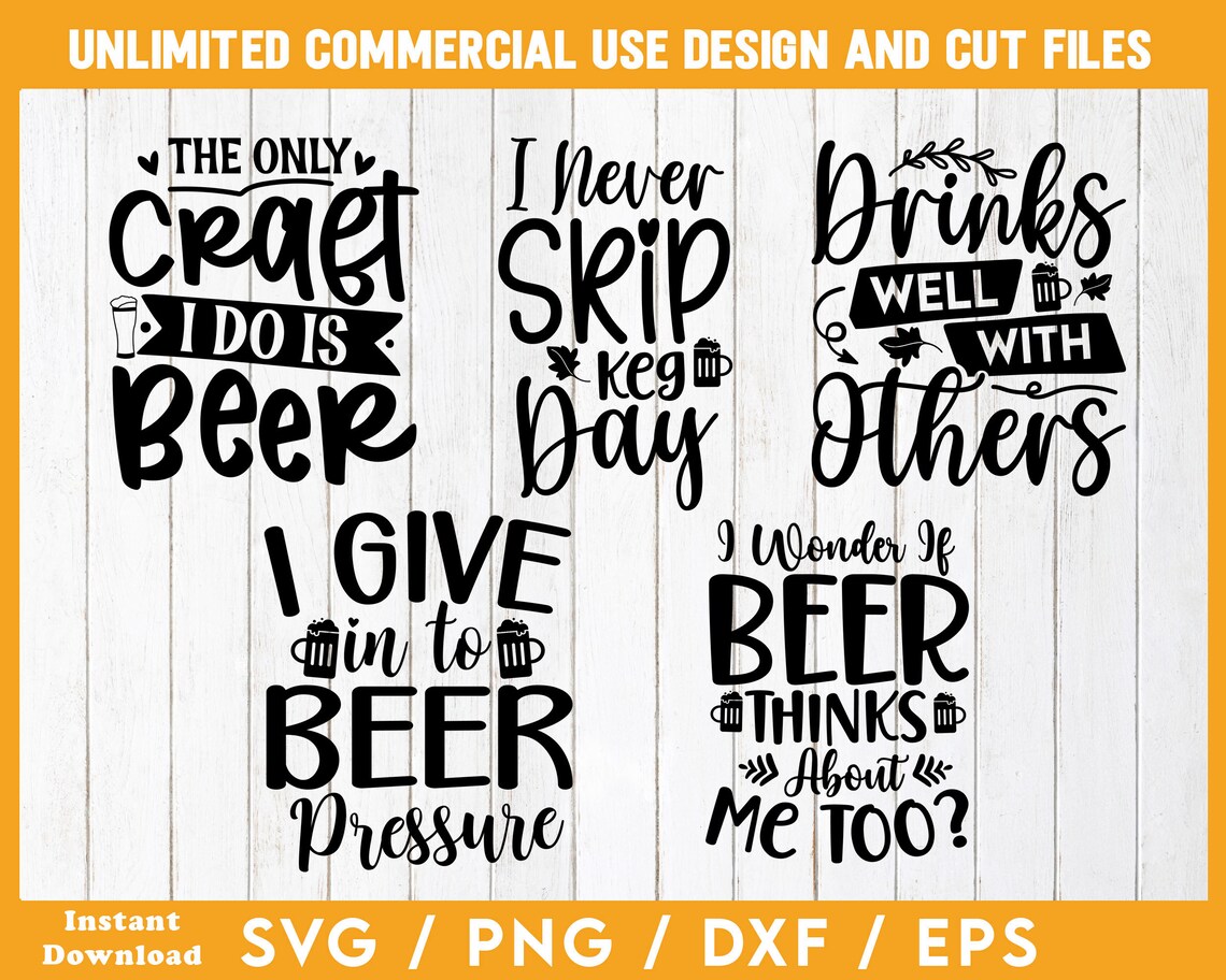 Beer SVG Bundle Beer SVG Files for Crafters Beer Svg - Etsy Australia