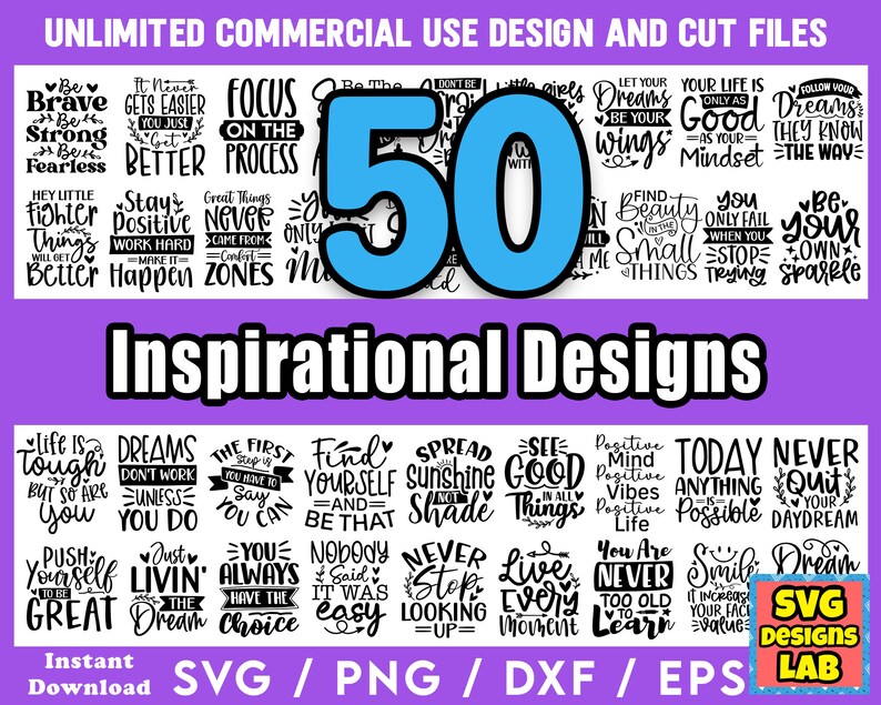 Inspirational SVG Bundle Inspirational Quotes Svg, Inspirational ...