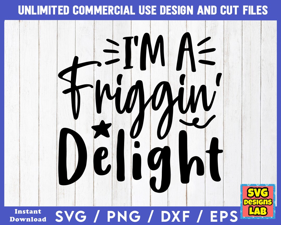 I'm A Friggin' Delight Funny SVG Files, Sarcastic Svg, Funny SVG Bundle ...