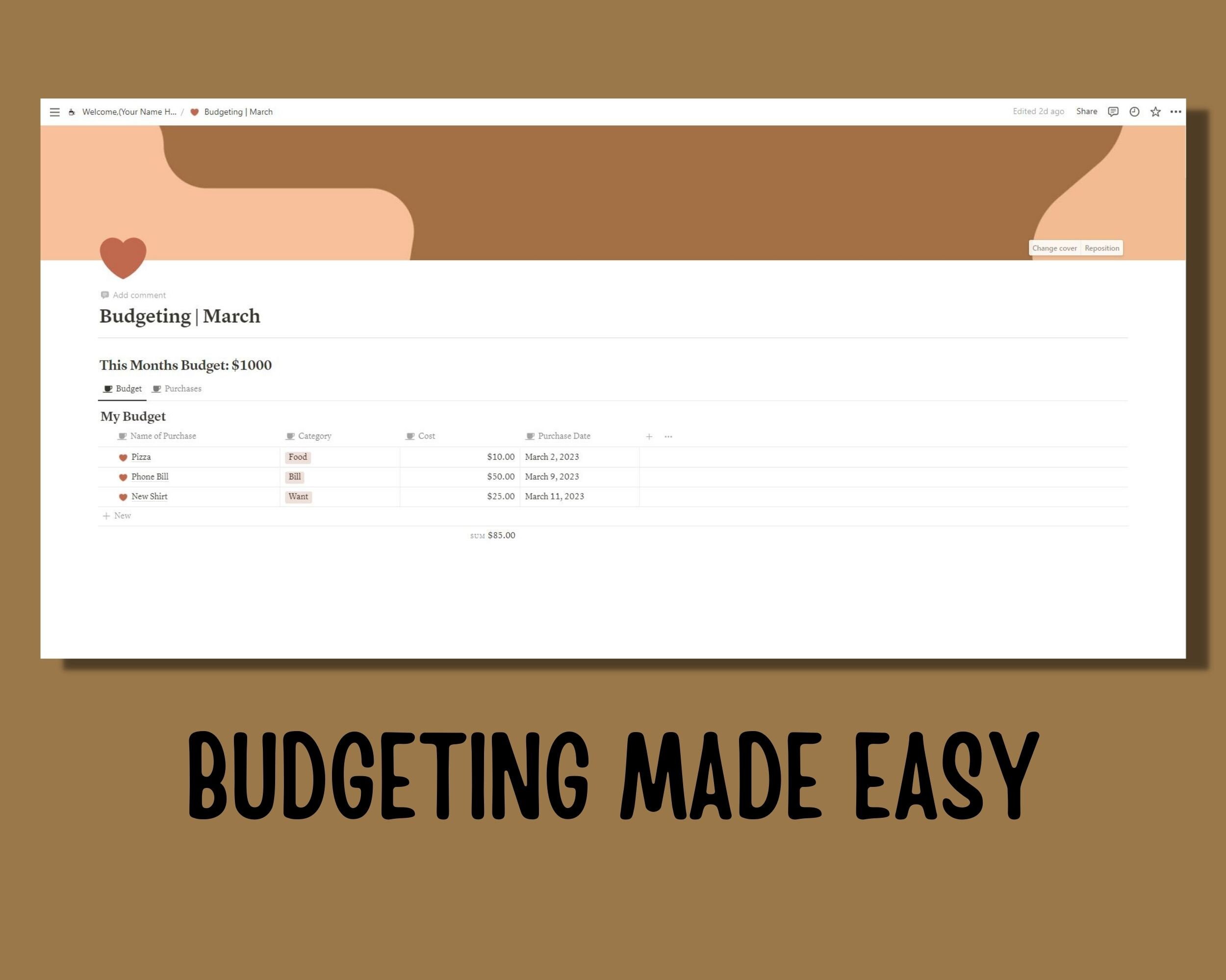 Simple Finance Tracker Notion Template, Subscription Tracker Notion ...