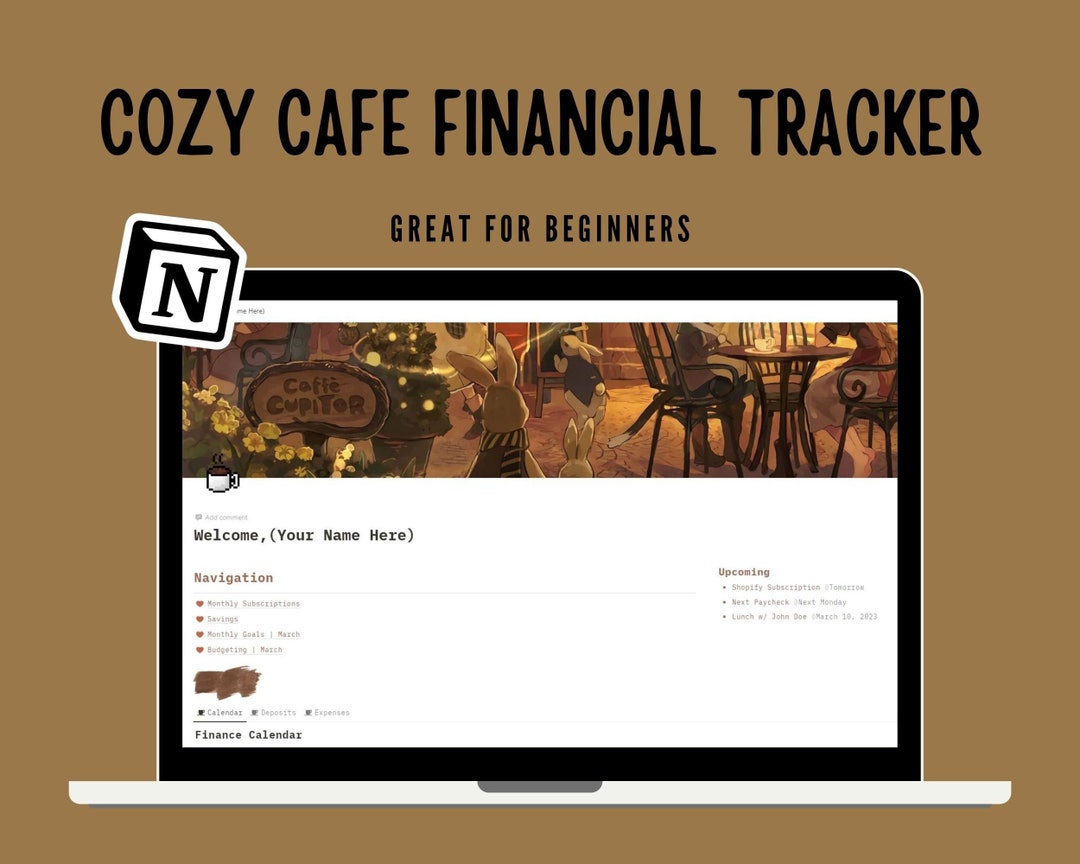 Simple Finance Tracker Notion Template, Subscription Tracker Notion ...