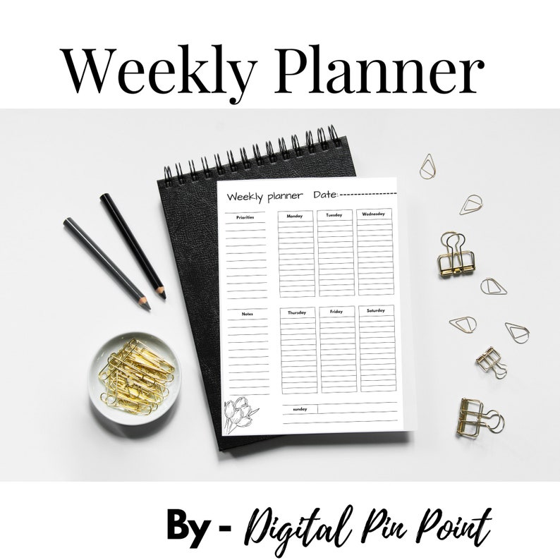 Printable Weekly Planner, Plan Your Way to Success: Get Our Weekly ...