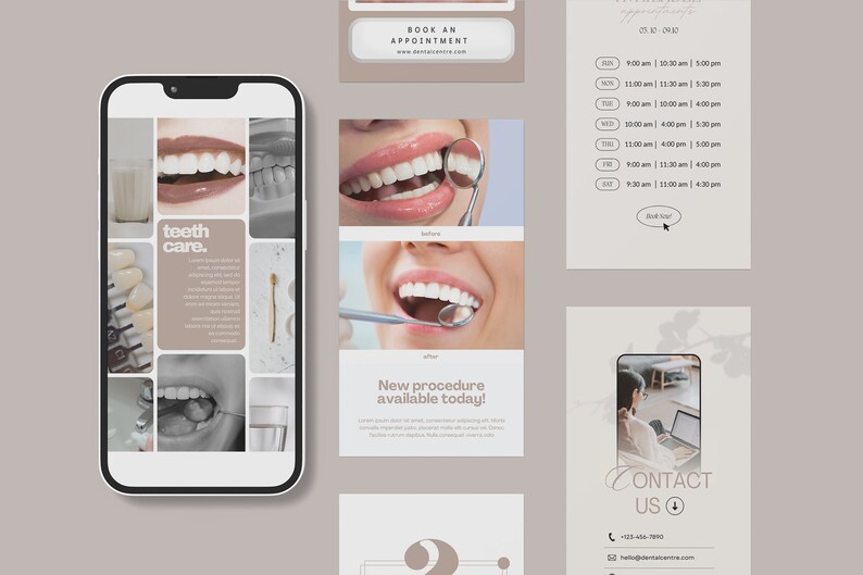 Teeth Whitening Instagram Template Teeth Whitening Social Media Post ...