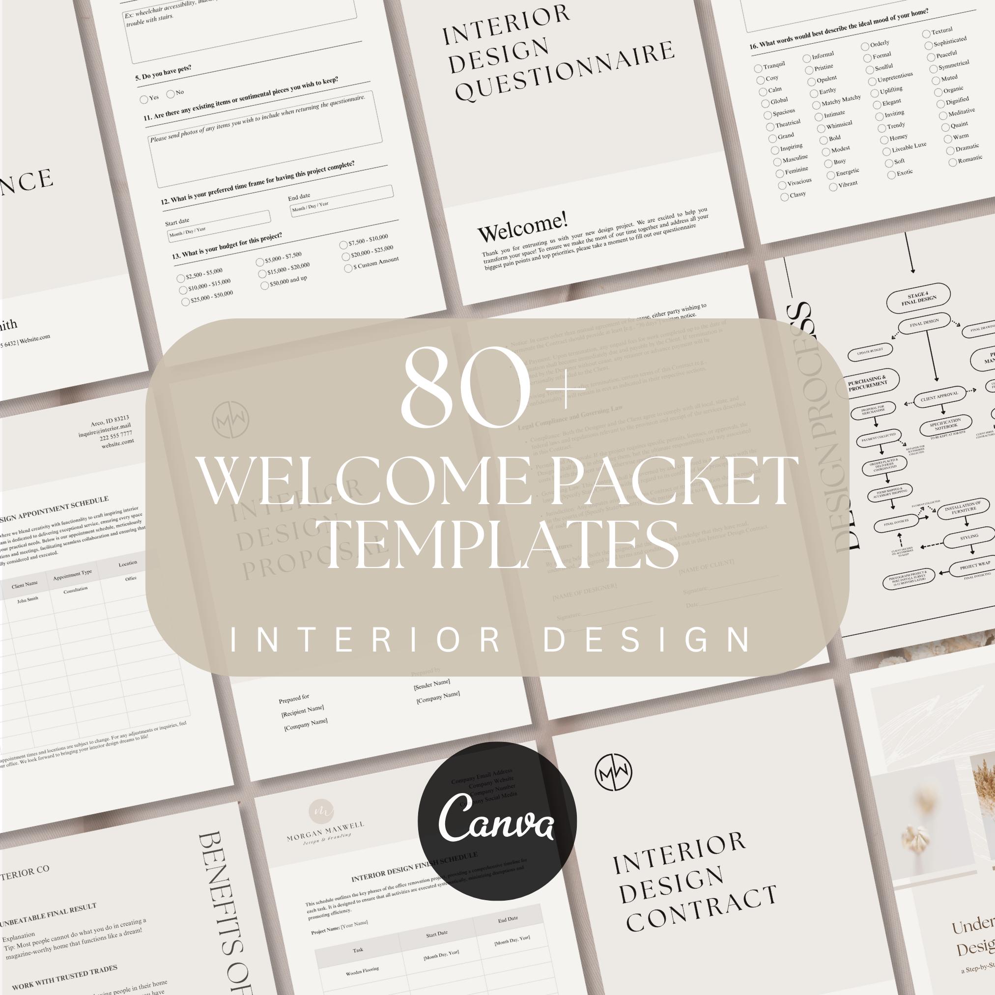80+ Welcome Packet Templates Bundle | Client Discovery Form | Editable ...
