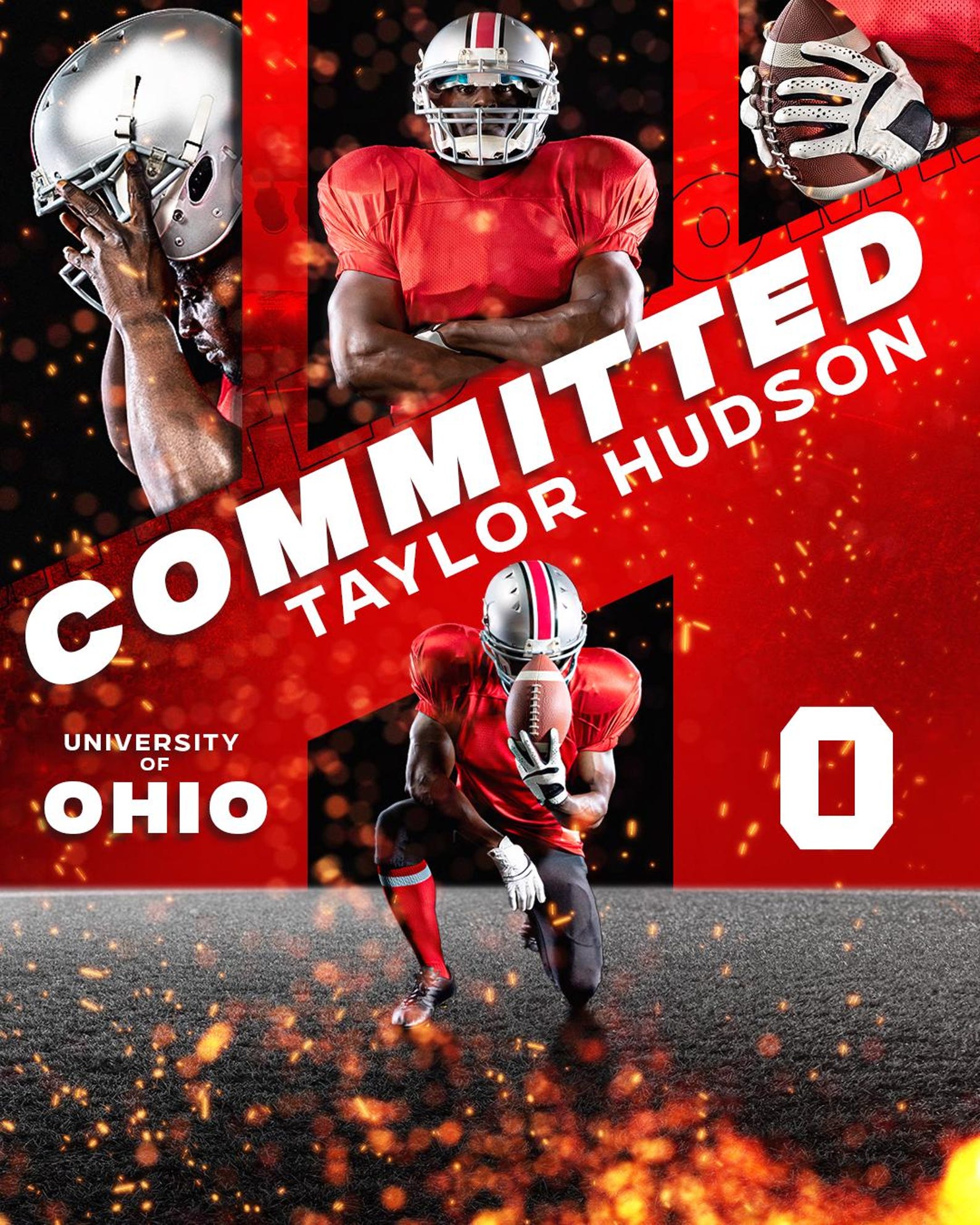 Custom Athlete Commitment Graphic: Social Media Post Design - Etsy