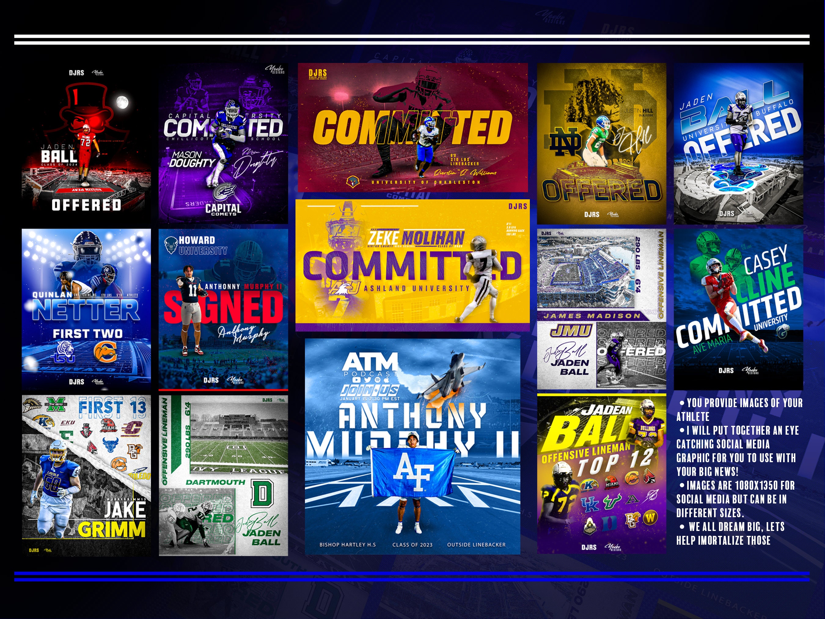 Committed Graphic Signing Day Poster - Custom Designs for Official ...