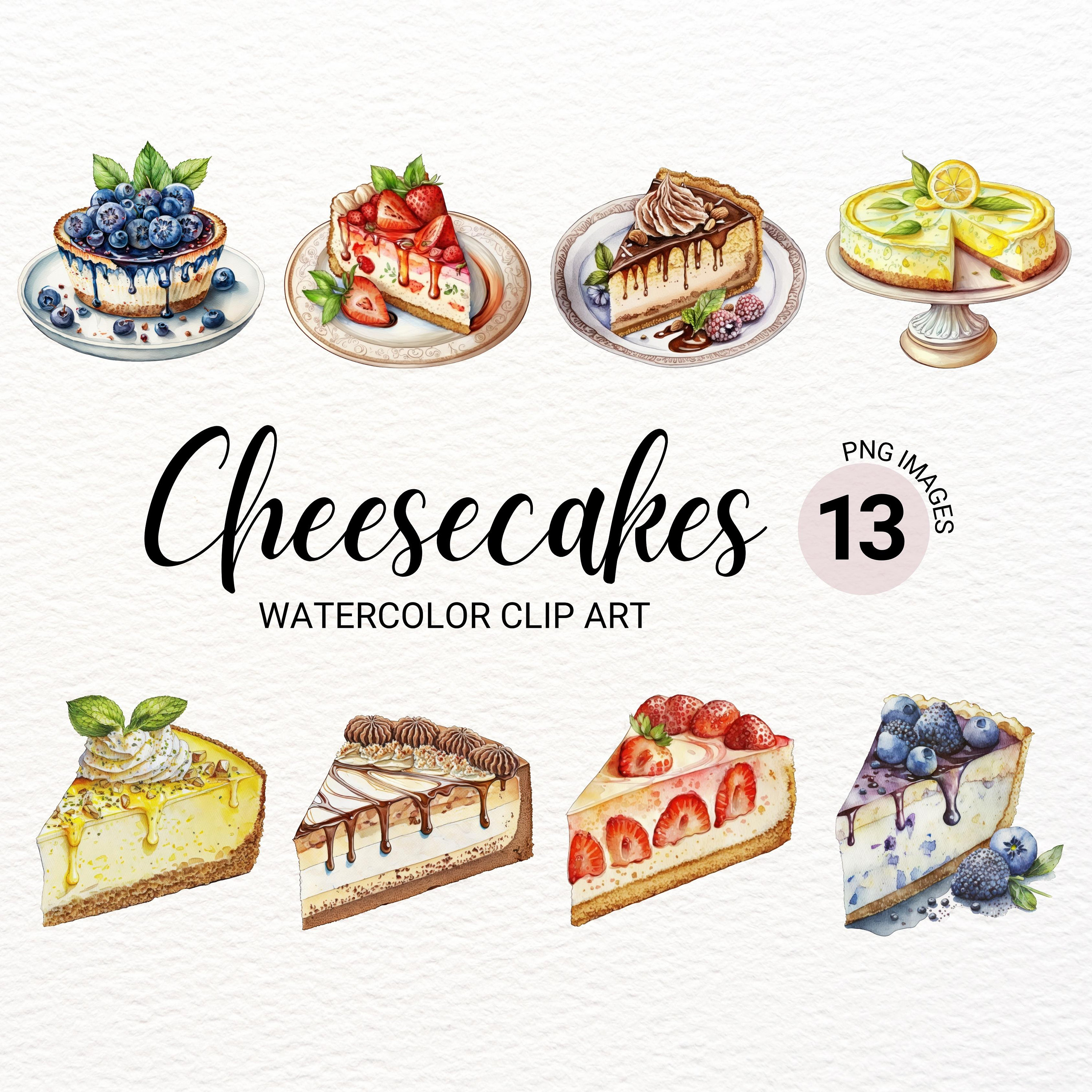New York Cheesecake Clip Art