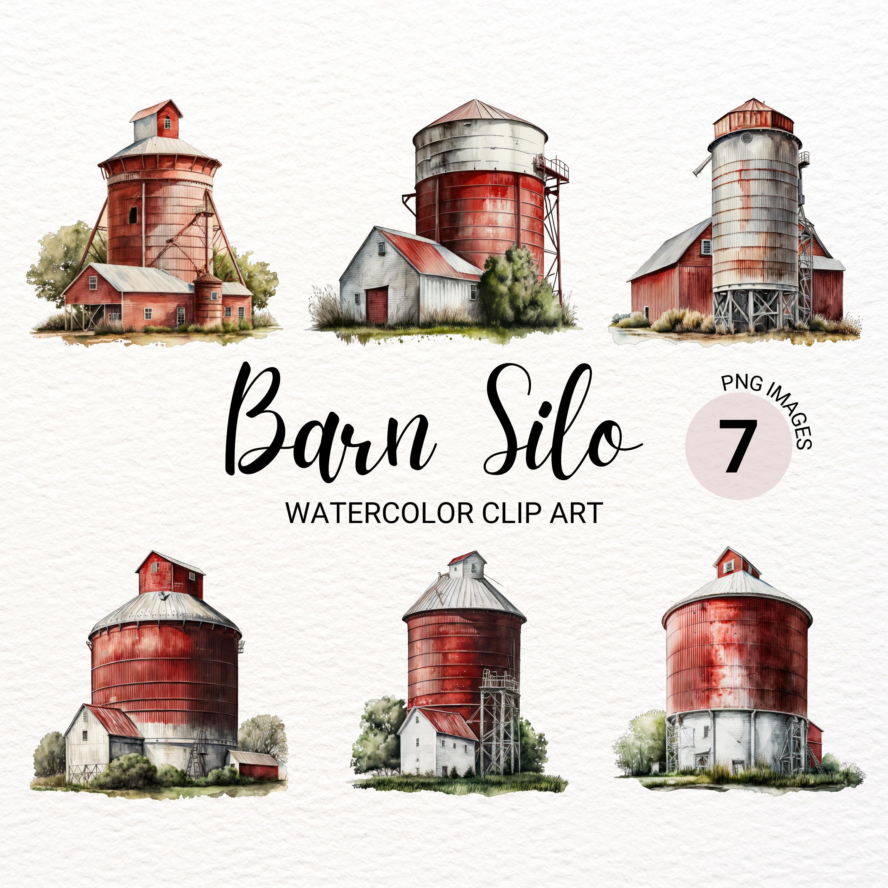 Silo Clipart