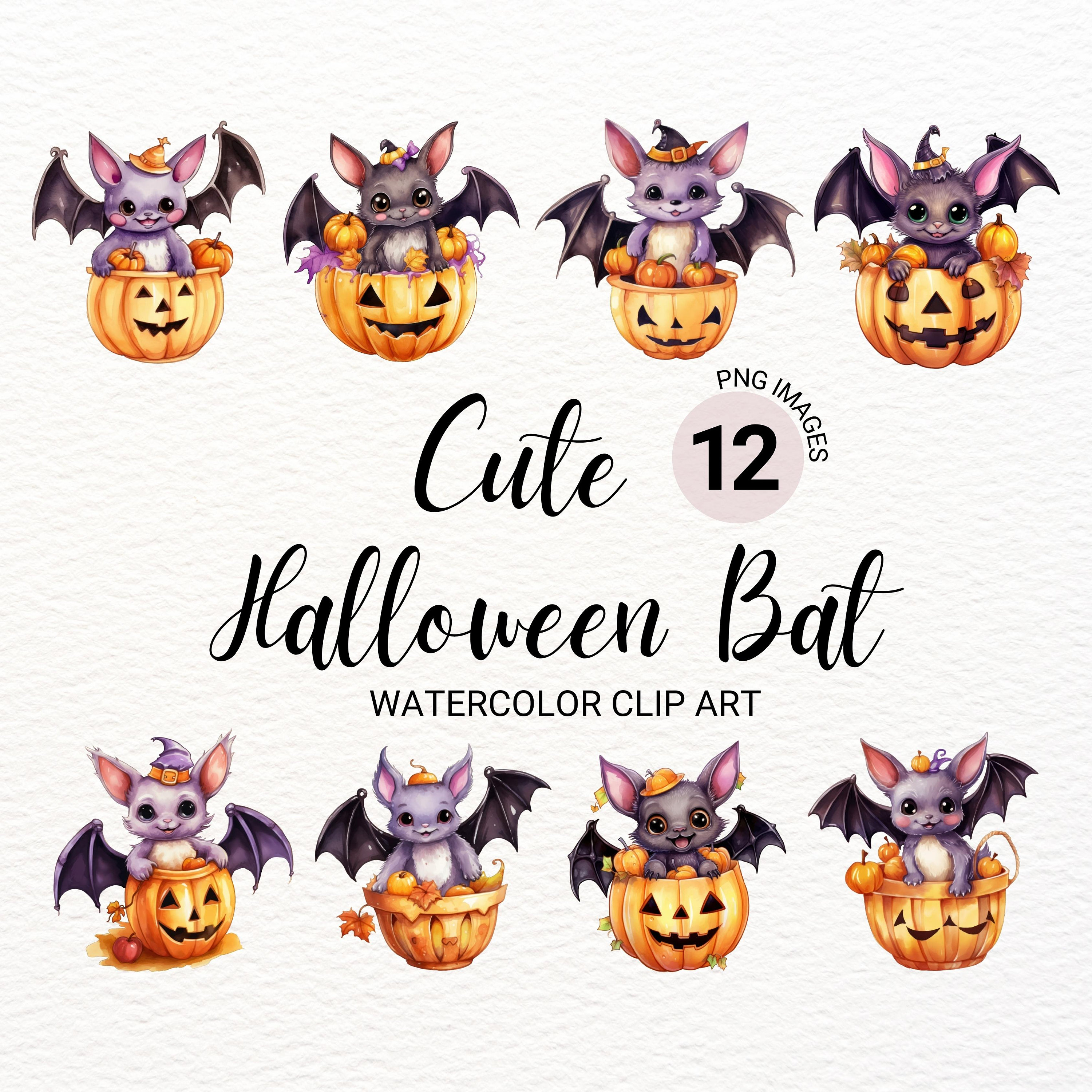 Cute Halloween Bat Clip Art
