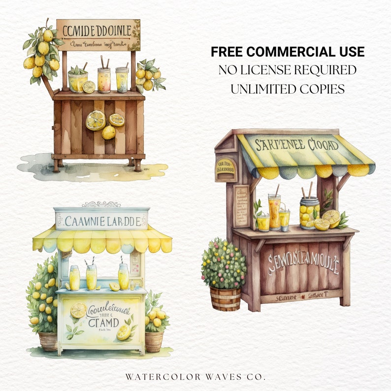 Lemonade Stand Clipart Lemonade PNG Summer Clipart Pink - Etsy Canada