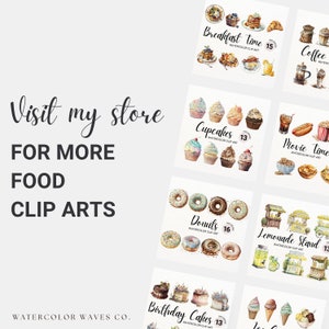 Watercolor Bread Clipart | Bakery Clipart | Bread Basket | Food Clipart ...