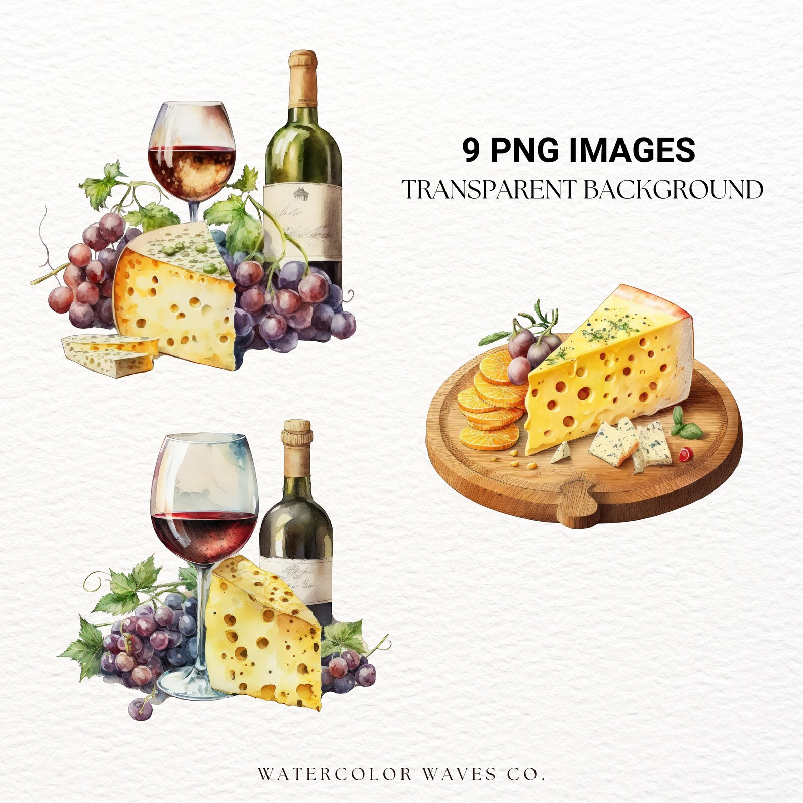 Wine and Cheese Clipart Wine PNG Food Clipart Cheese PNG - Etsy UK