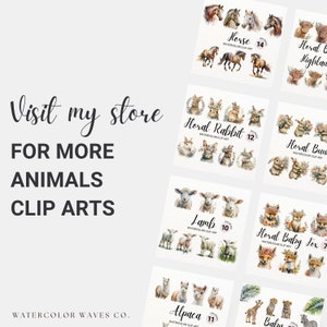 Farmer Bunny Nursery Clipart | Easter Bunny PNG | Baby Animals ...