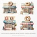 Donut Shop Clipart | Watercolor Donut PNG | Baking Clipart Bundle ...