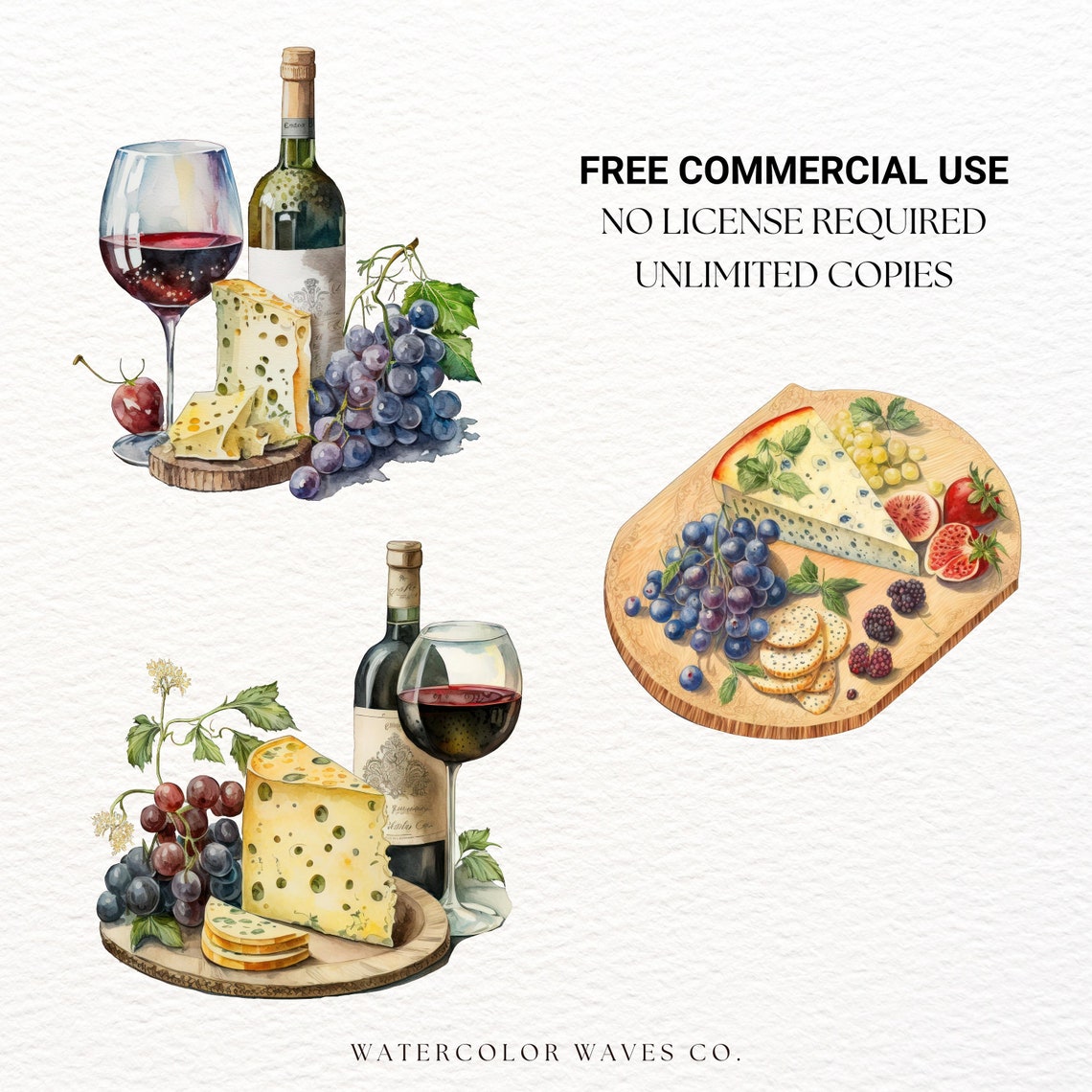 Wine and Cheese Clipart Wine PNG Food Clipart Cheese PNG - Etsy UK
