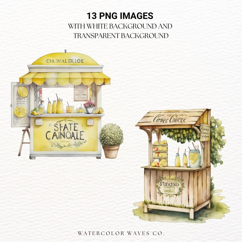 Lemonade Stand Clipart Lemonade PNG Summer Clipart Pink - Etsy Canada